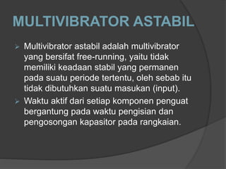 Multivibrator bistabil yanuar_indra_kusuma_untidar | PPT