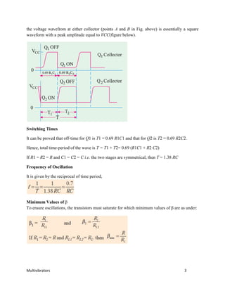 Multivibrators | DOCX