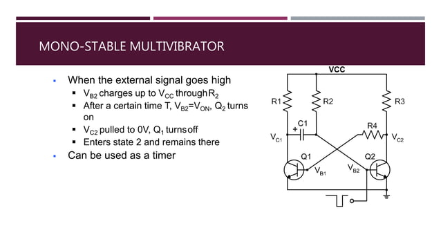 monostable Multivibrators electronic topic | PPTX | Consumer ...