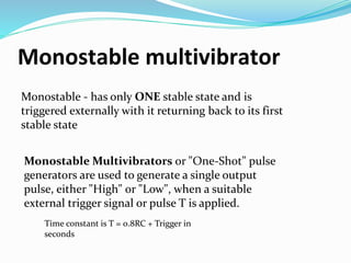 Multivibrators | PPTX | Dance and Electronic Music | Music