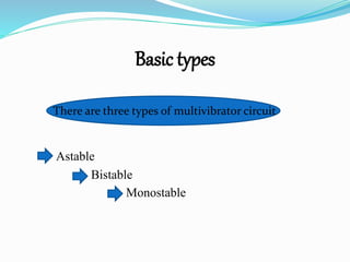 Multivibrators | PPTX
