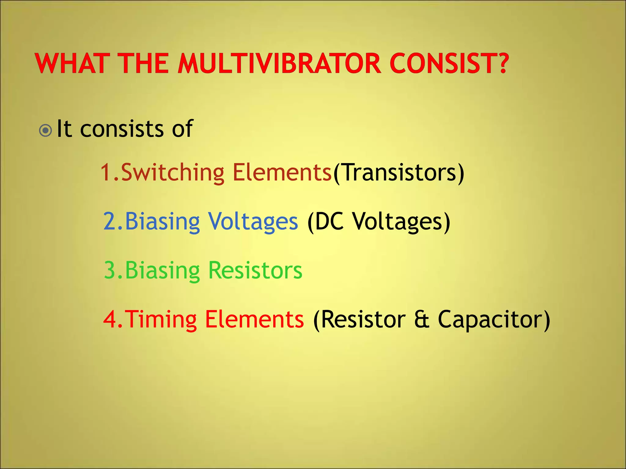 Multivibrators | PPT