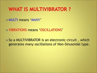 Multivibrators | PPT