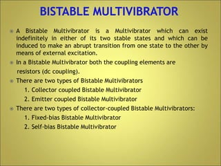 Multivibrators | PPT
