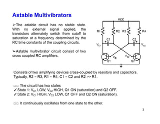 Multivibrators-Astable, Bistable and Monostable.pptx | Consumer ...