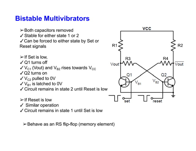 Multivibrators-Astable, Bistable and Monostable.pptx | Consumer ...
