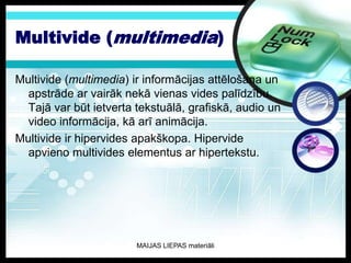 Multivides sistēmas | PPTX