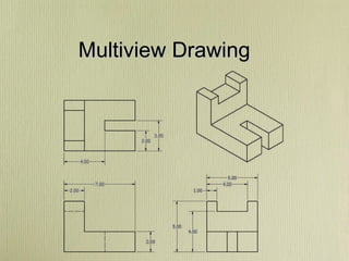 Orthographic Views In Multi View Drawings