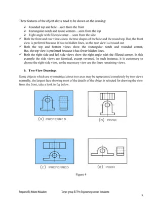 Introduction to Multi-view Drawing | PDF