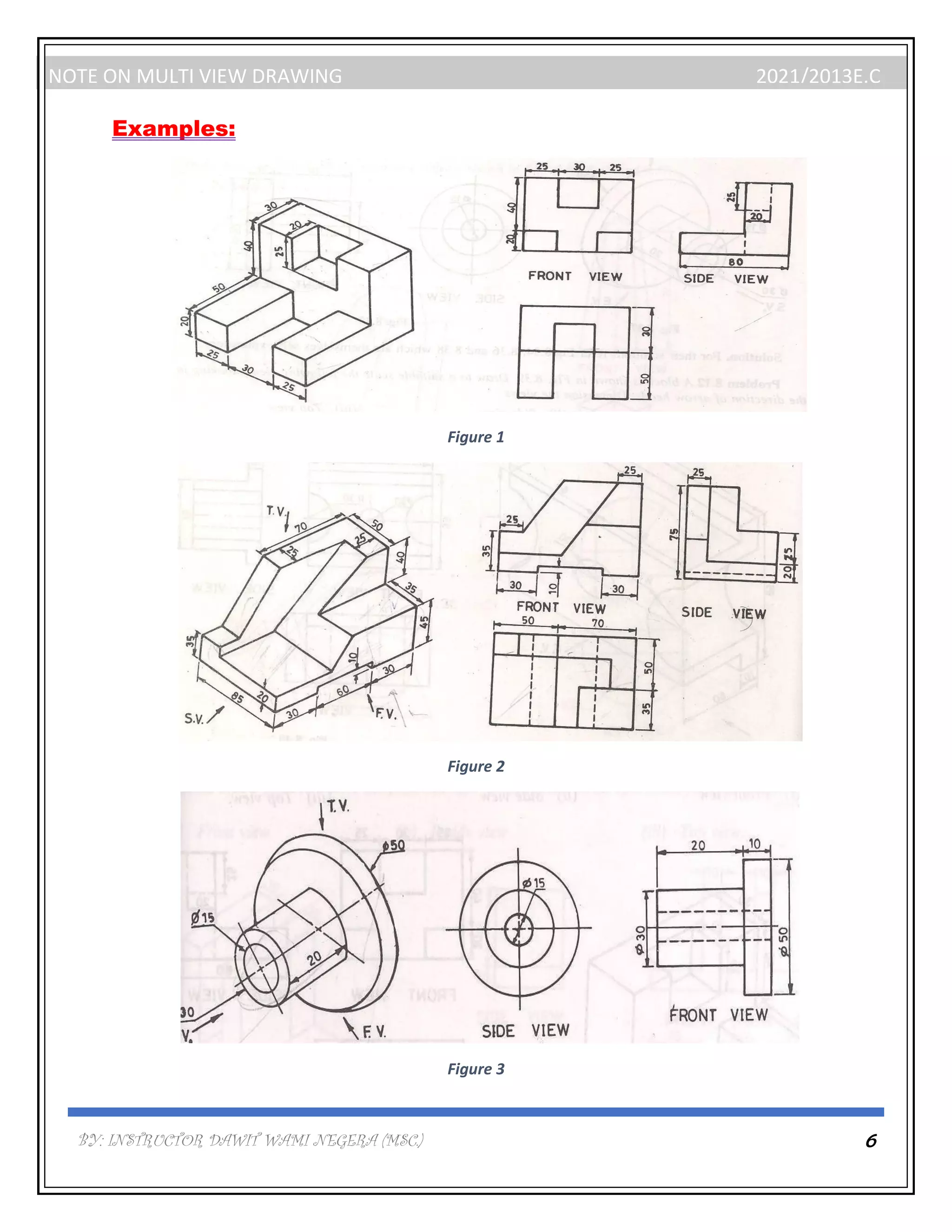 Multiview Drawing Pdf