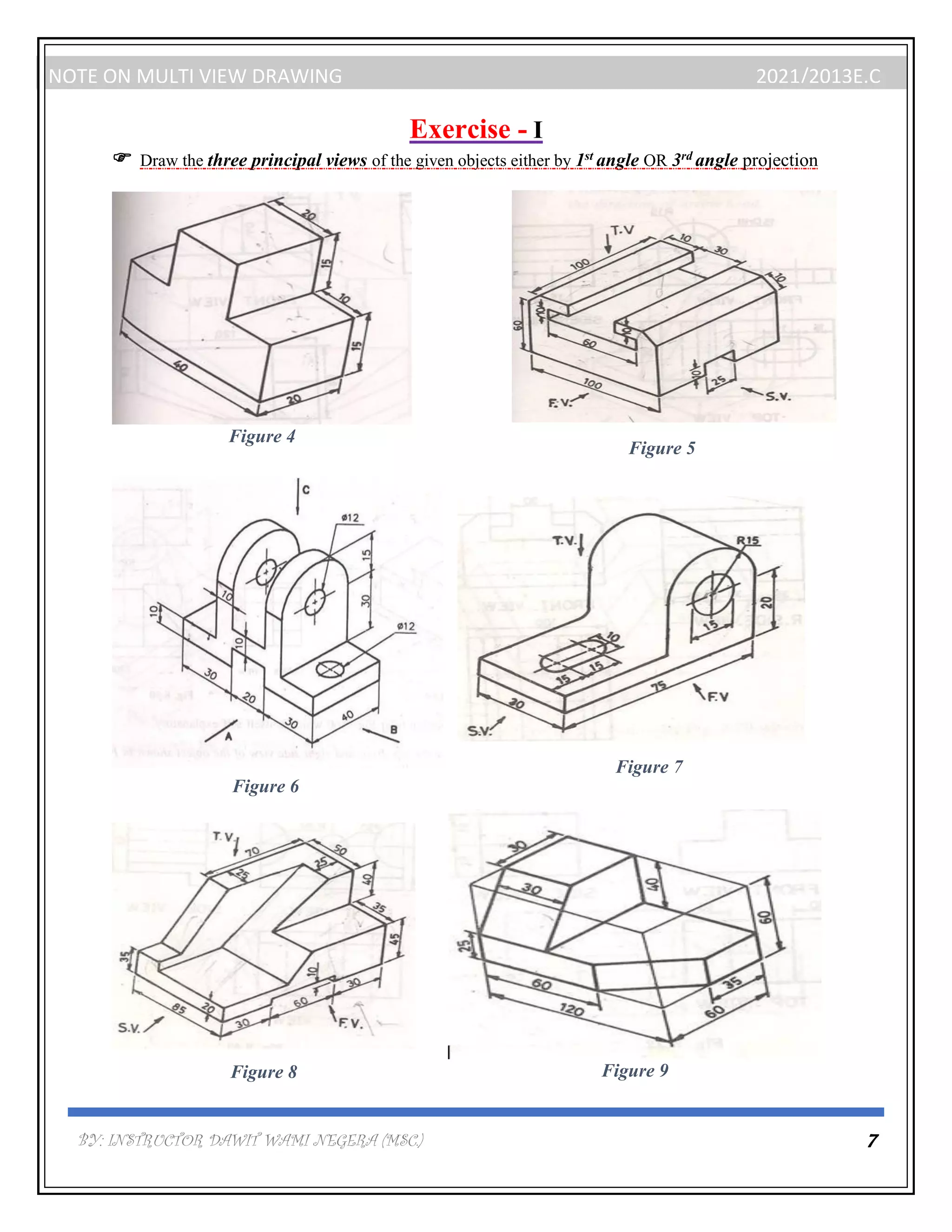Multiview drawing | PDF