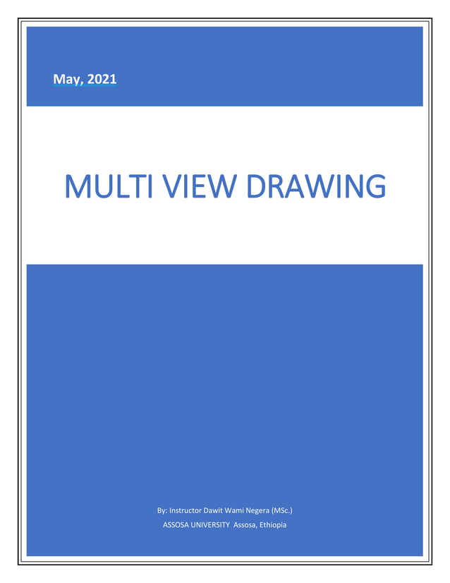 Multiview drawing | PDF | 3-D Graphics | Computer Software and Applications