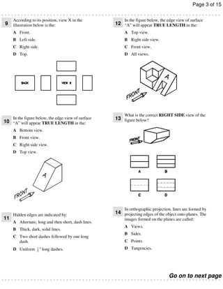Multiview drawingtest | PDF