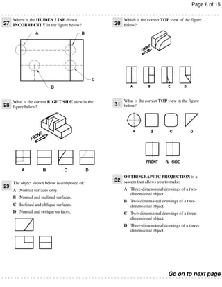 Multiview drawingtest | PDF