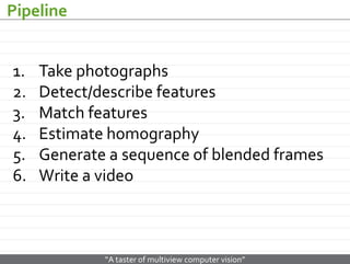 Multiview Imaging HW Overview | PPT