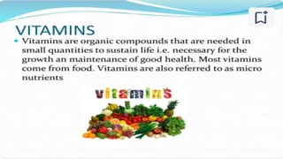 MULTIVITAMINS overview that explains vitamins | PPT