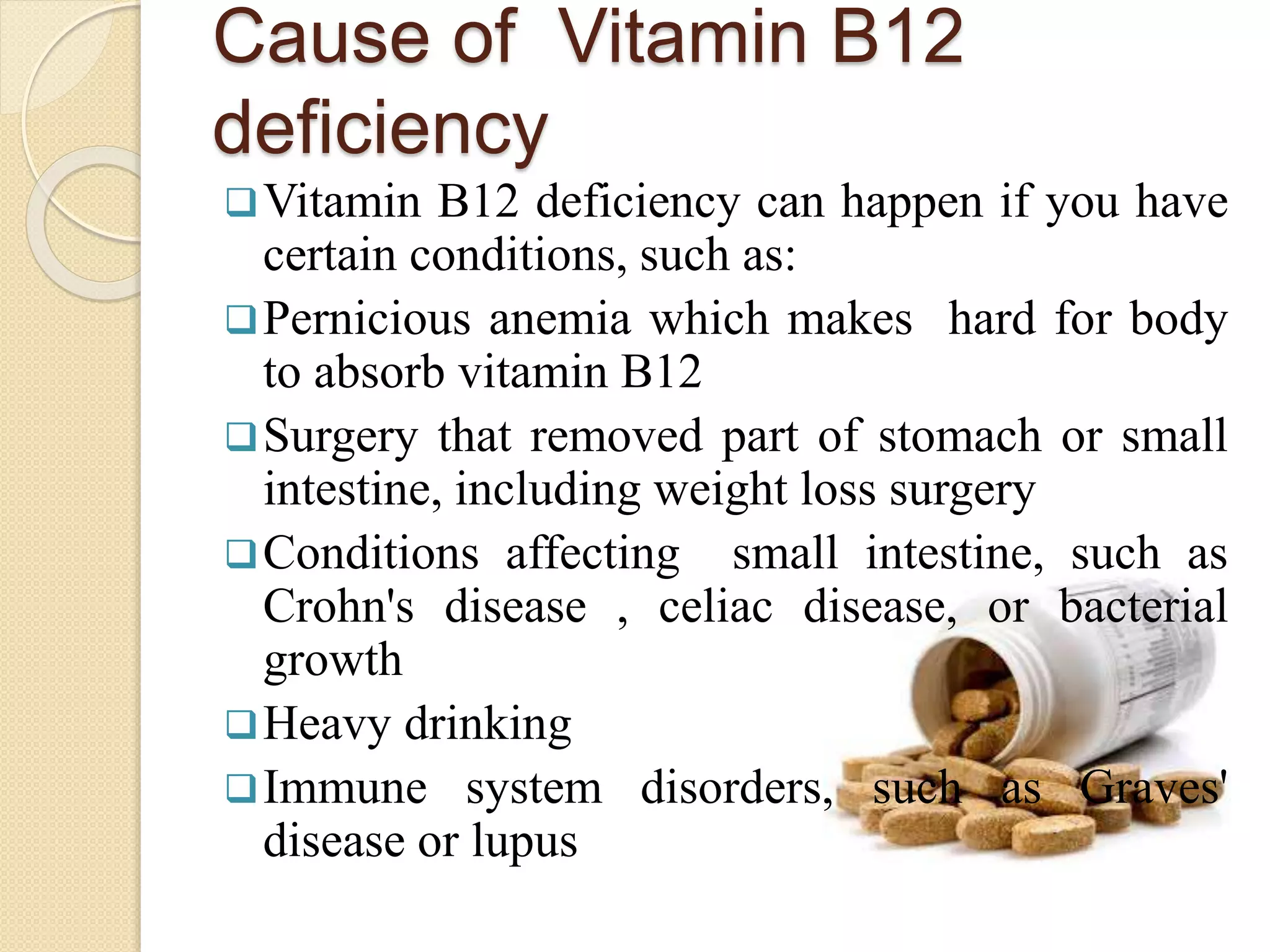 Multivitamins and metformin induced b12 deficiency | PPTX