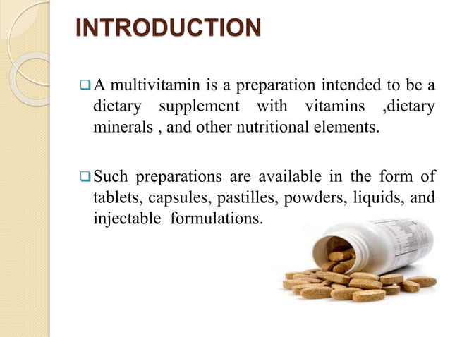 Multivitamins and metformin induced b12 deficiency | PPTX