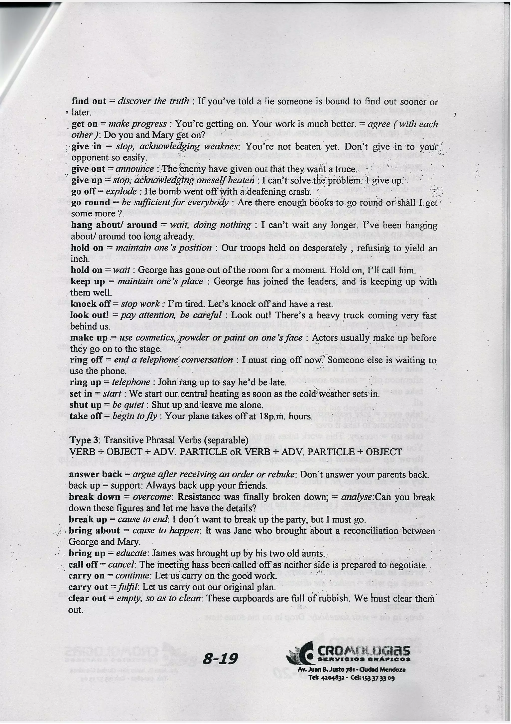 Multi Word Verbs | PDF