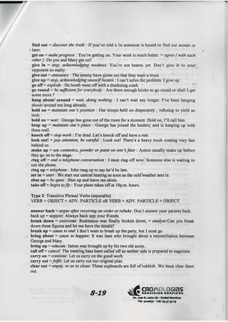Multi Word Verbs | PDF