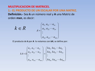 Mult matrices | PPTX