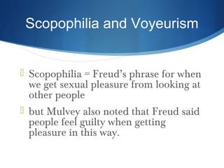 Mulvey and the gaze | PPT