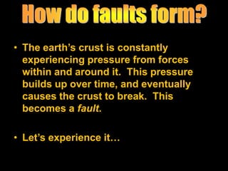 Mulvey power point for earthquake vocabulary | PPTX