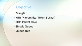 Mum bandwidth management and qos | PDF