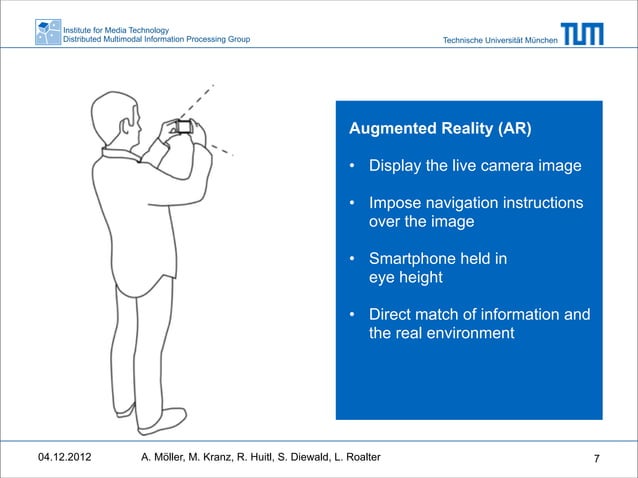 A Mobile Indoor Navigation System Interface Adapted To Vision Based