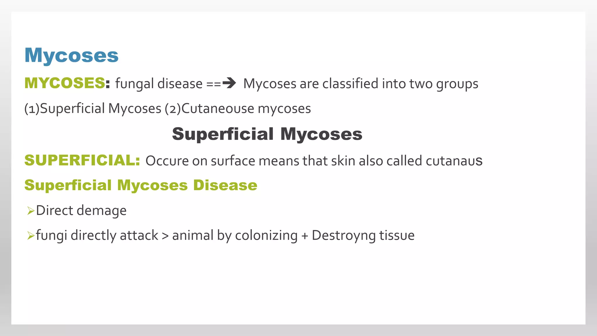Superficial Mycoses Disease | PDF | Skin and Dermatology | Diseases and ...