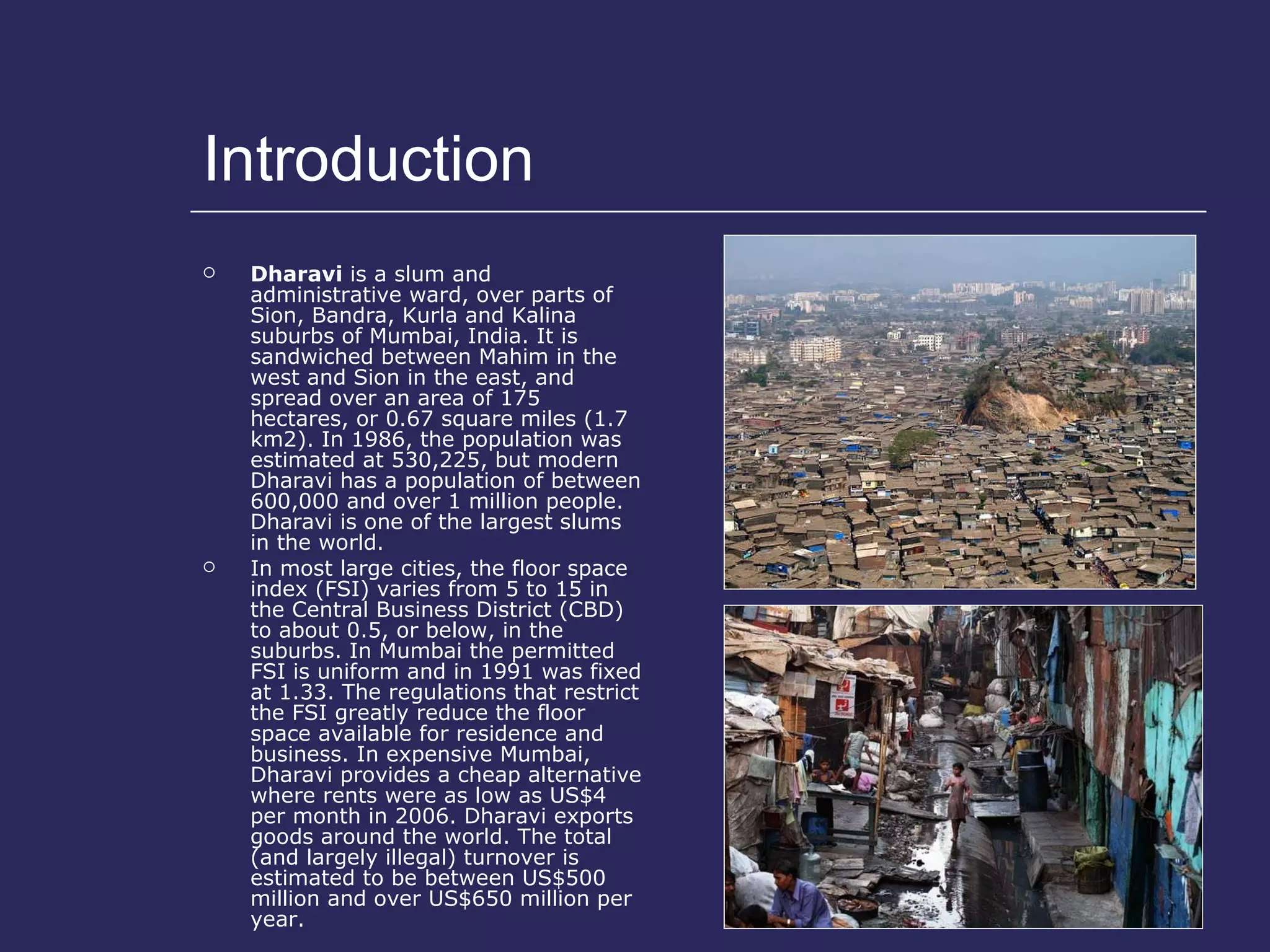 Mumbai – Redevelopment of Dharavi RA.ppt