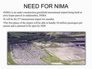 EIA on Construction impact on NAVI MUMBAI INTERNATIONAL AIRPORT | PPTX