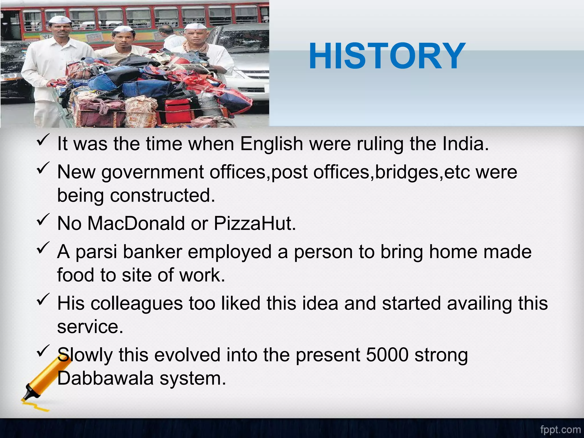 Mumbai dabbawala | PPT