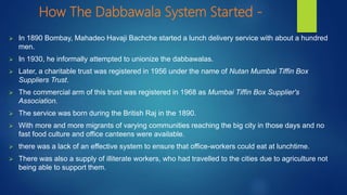 Mumbai dabbawala | PPTX