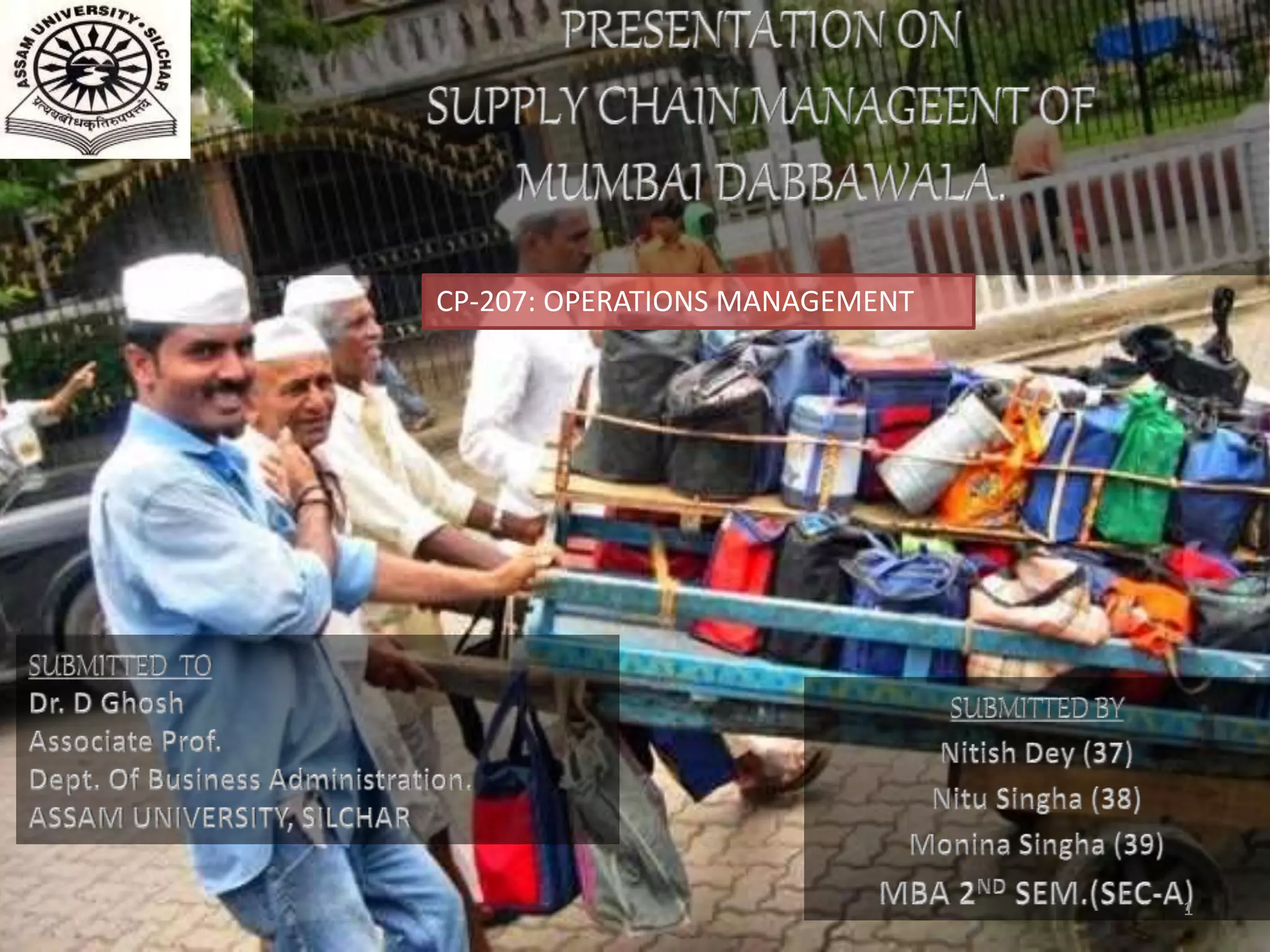 Mumbai dabbawala ppt | PPTX