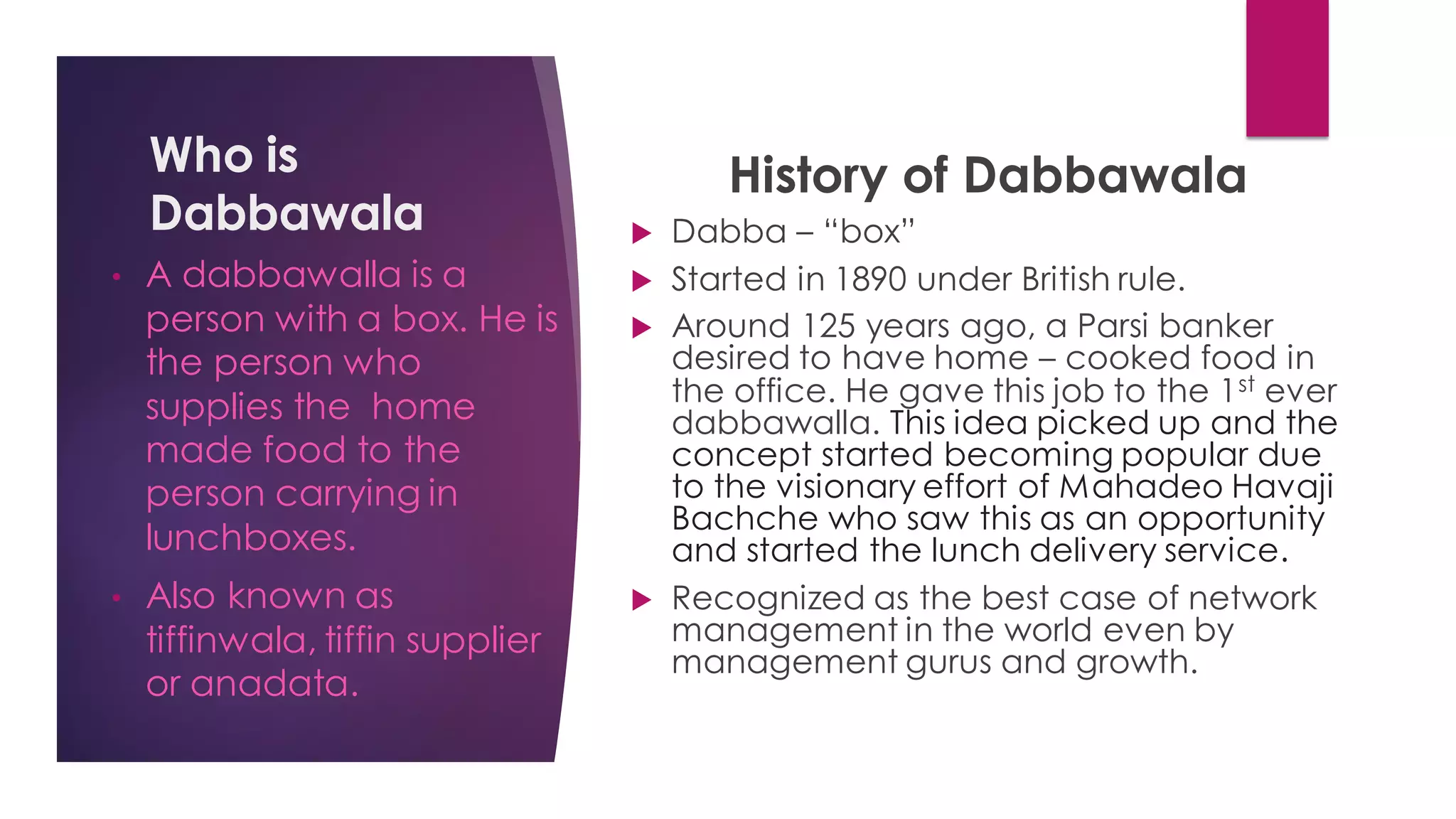 mumbai dabbawala ppt | PDF