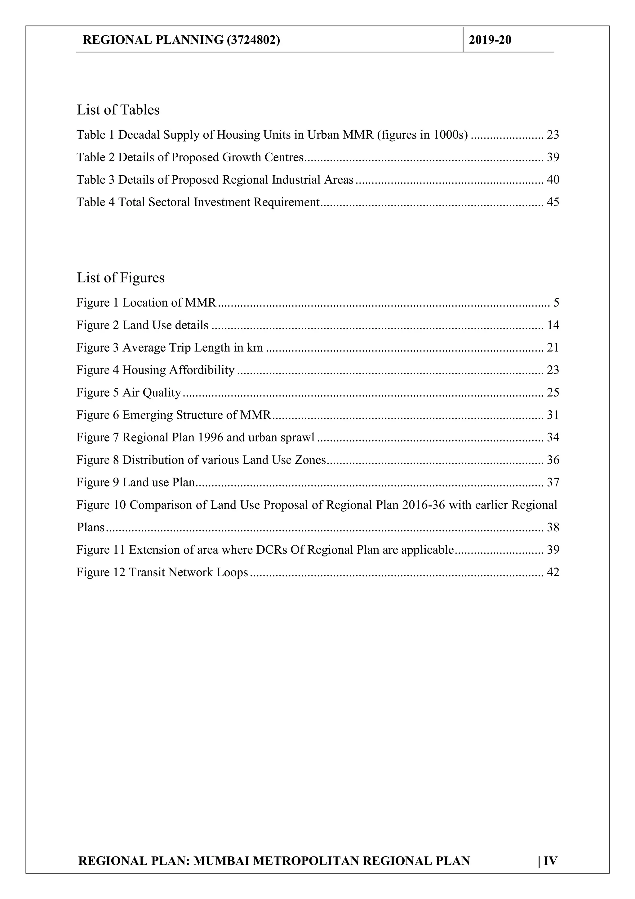 REGIONAL PLAN: A CASE OF MUMBAI METROPOLITAN REGION | PDF