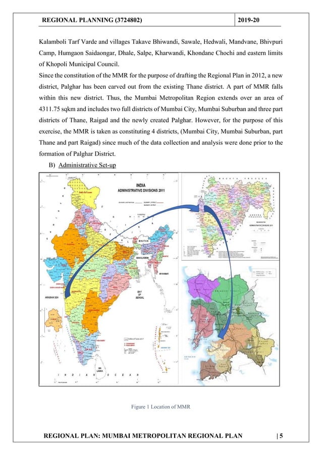 REGIONAL PLAN: A CASE OF MUMBAI METROPOLITAN REGION | PDF