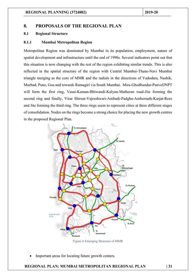 REGIONAL PLAN: A CASE OF MUMBAI METROPOLITAN REGION | PDF