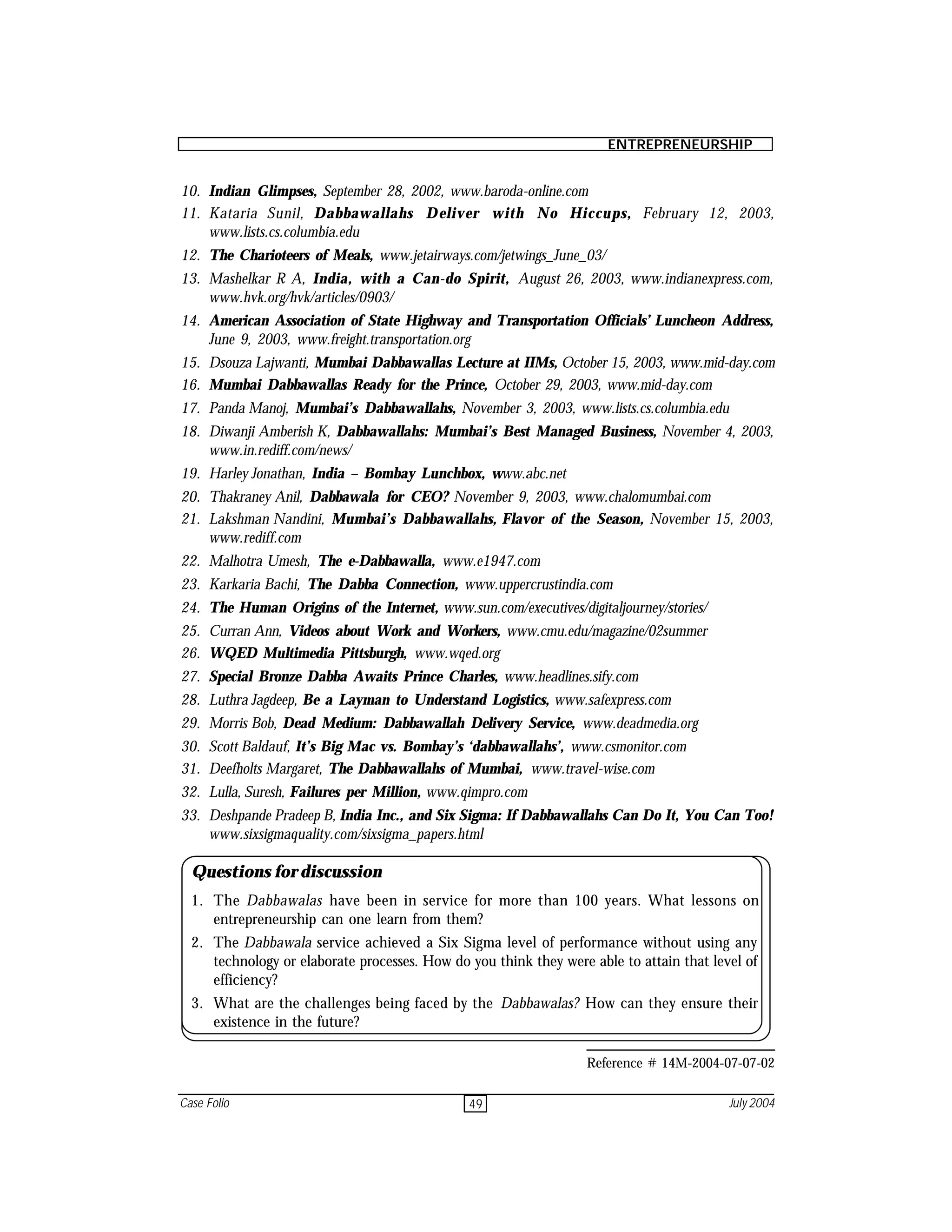 Mumbai Dabbawalas.pdf