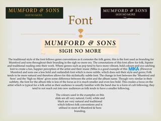 Mumford and sons print analysis | PPT