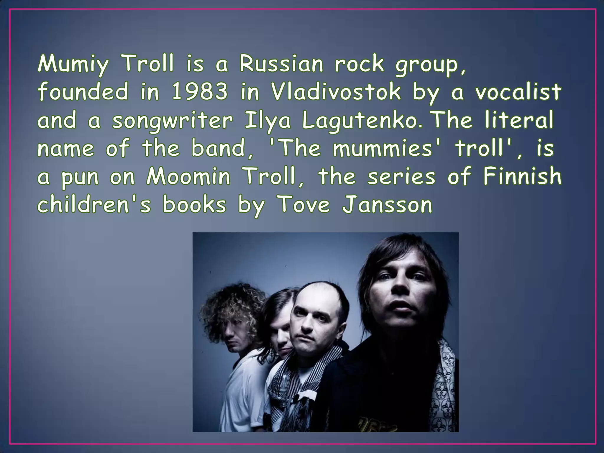 Mumiy troll davidov | PPT