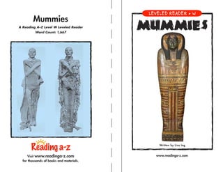 Mummification English project pptx pdf help yourself | PDF