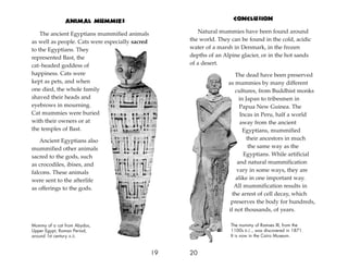 Mummification English project pptx pdf help yourself | PDF