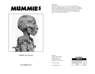 Mummification English project pptx pdf help yourself | PDF
