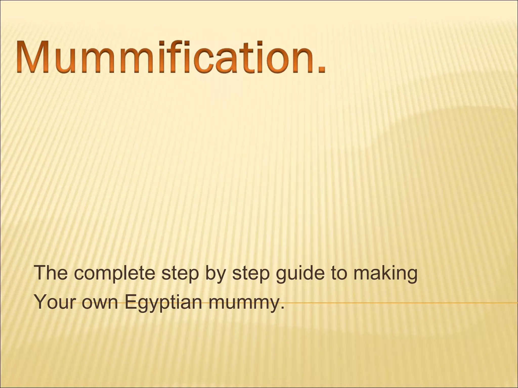 Mummification | PPT