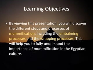 Mummification | PPT