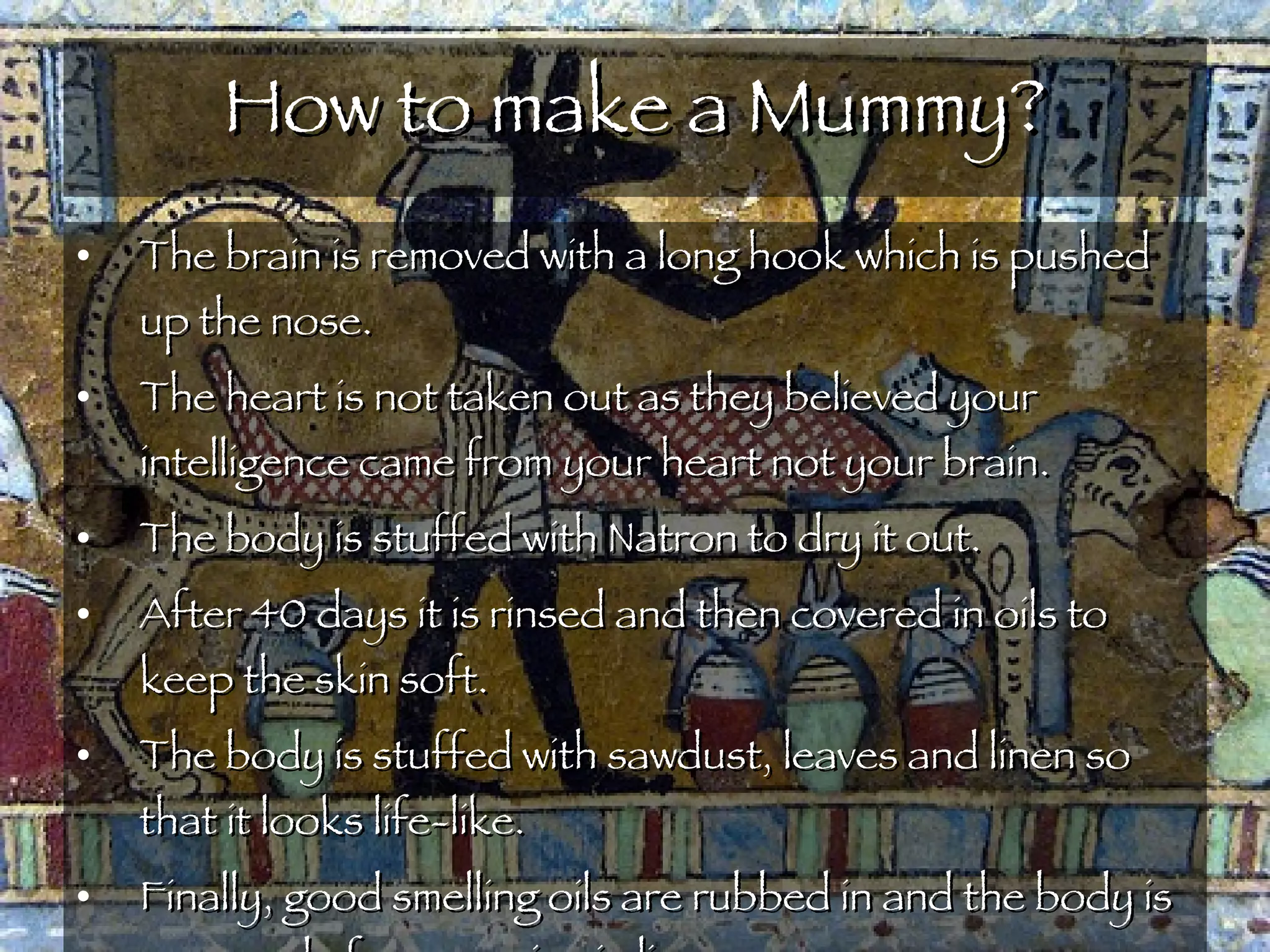 Mummification final | PPT | Christianity | Religion & Spirituality