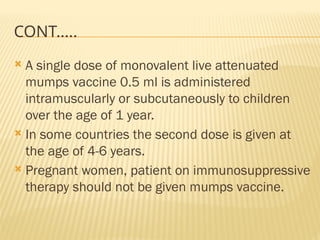 mump(priti).pptx for bsc nursing student | PPT