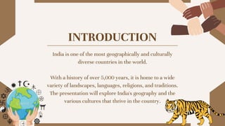 Geography and cultural diversity in india | PPT